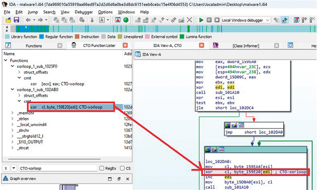 CTOとCTO Function Listerを使ったマルウェアの解析方法（IIR vol.59 2章） | IIJ Engineers Blog